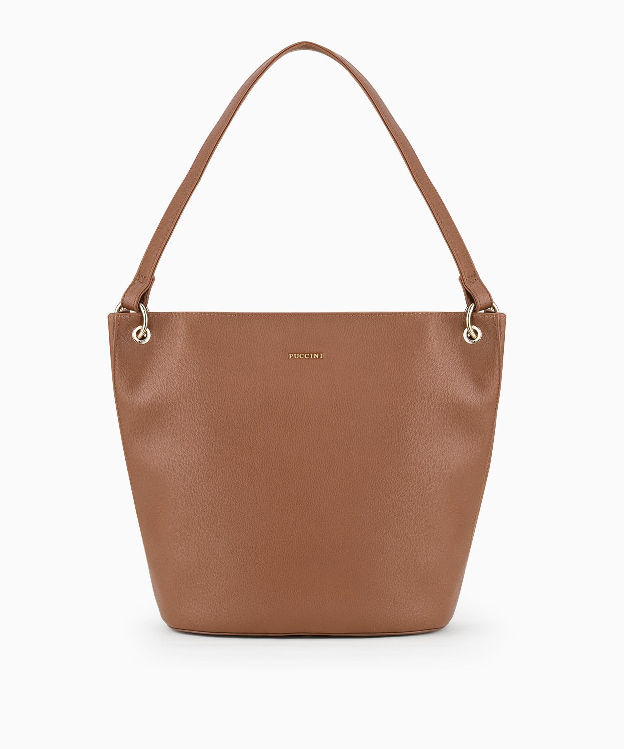 Torebka damska shopperka trapezowa na ramię ze skóry ekologicznej ...